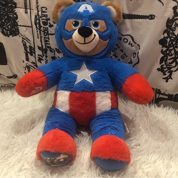 Build-A-Bear | Toys | Marvel Avengers Captain America Build A Bear ...
